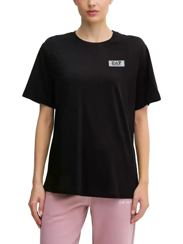 EA7 Logo Patch T-shirt - Black