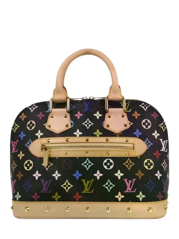 LOUIS VUITTON Monogram Multicolor Alma Tote Bag - Black