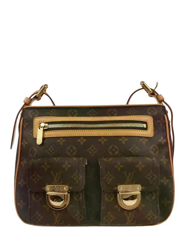 LOUIS VUITTON Hudson Gm Monogram Crossbody Bag - Brown