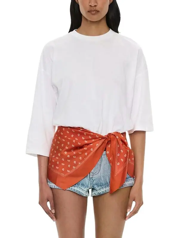 Christopher Esber Bandana-print T-shirt - Orange