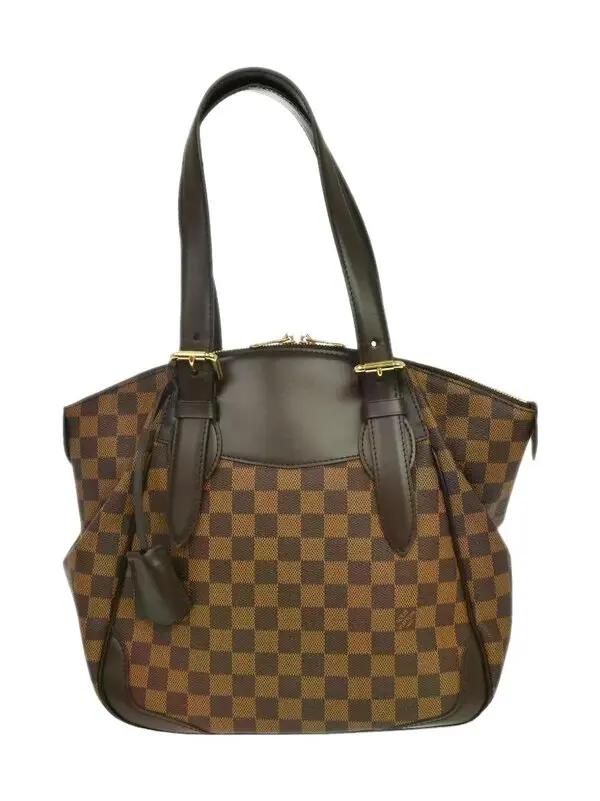 LOUIS VUITTON Damier Verona Mm Tote Bag - Brown