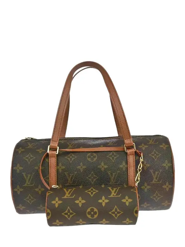 LOUIS VUITTON Monogram Papillon Handbag - Brown