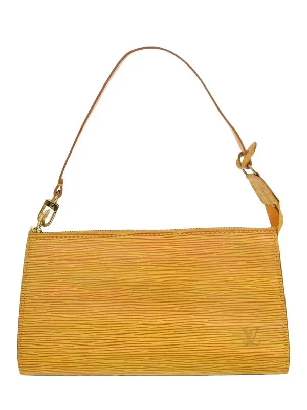 LOUIS VUITTON 1995 Epi Pochette Accessoires Handbag - Yellow