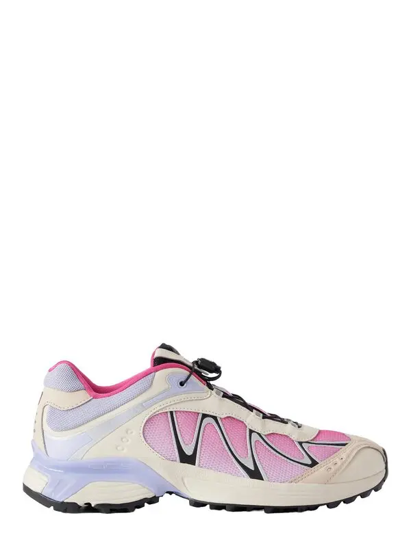 SALOMON Xt-whisper Rubber-trimmed Mesh Sneakers - Pink