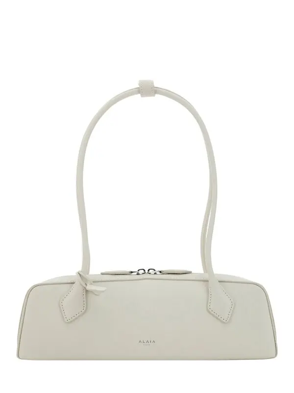 Alaïa Le Teckel Shoulder Bag - White