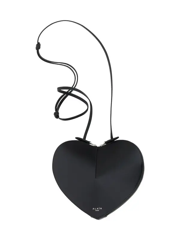 Alaïa Coeur Shoulder Bag - Black