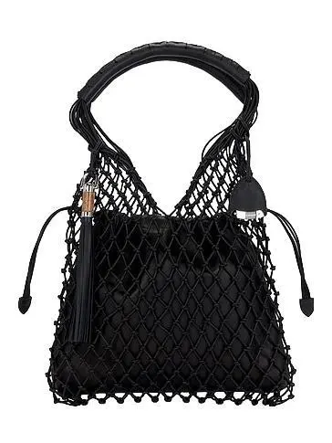Ralph Lauren Macrame Tote Bag - Black