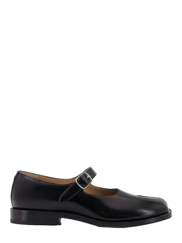 MAISON MARGIELA Tabi Buckle-strap Ballet Flats - Black