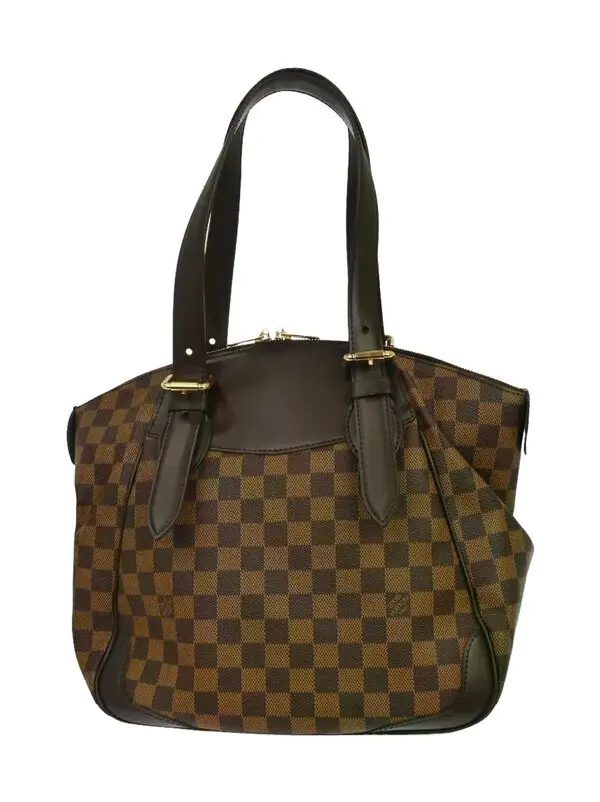 LOUIS VUITTON Damier Verona Mm Tote Bag - Brown