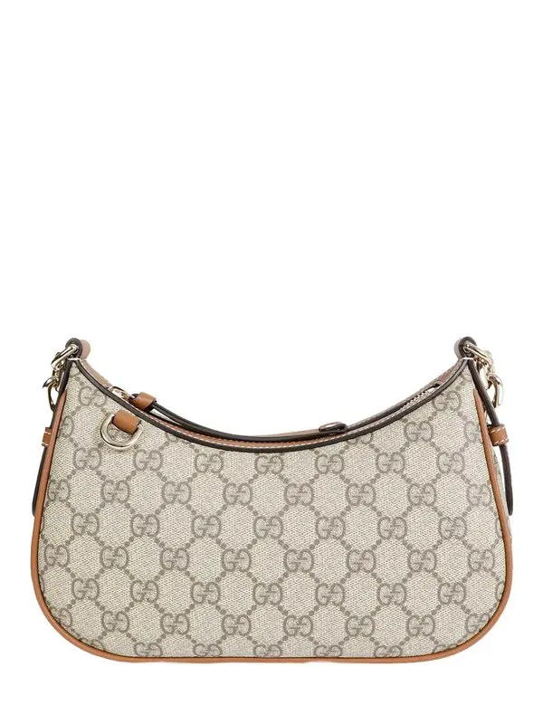 Gucci Gg Emblem Small Shoulder Bag - Beige