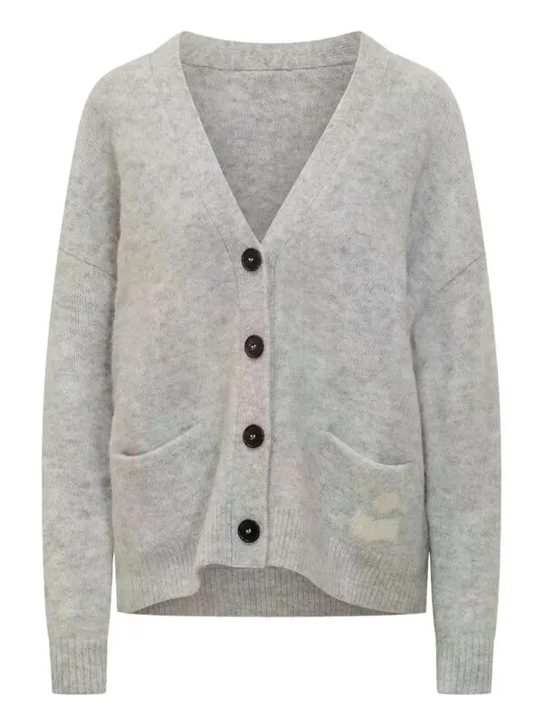 MARANT ETOILE Deborah Pocket Cardigan - Grey