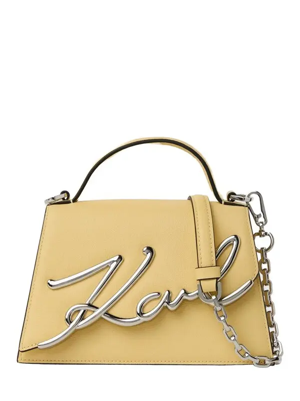 Karl Lagerfeld K/signature Small Crossbody Bag - Sunlight
