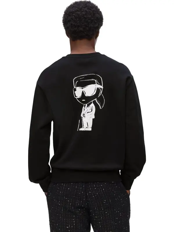Karl Lagerfeld Ikon Sweatshirt - Black