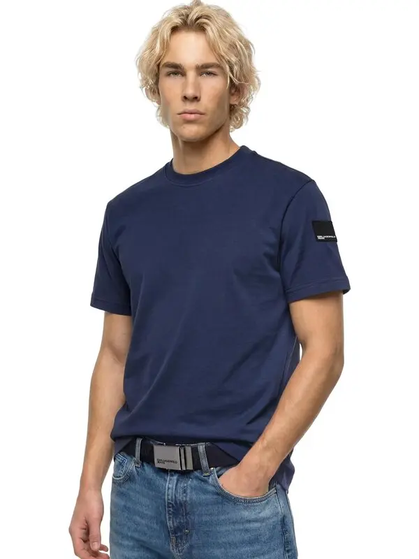 KL JEANS Patch Logo T-shirt - Peacoat