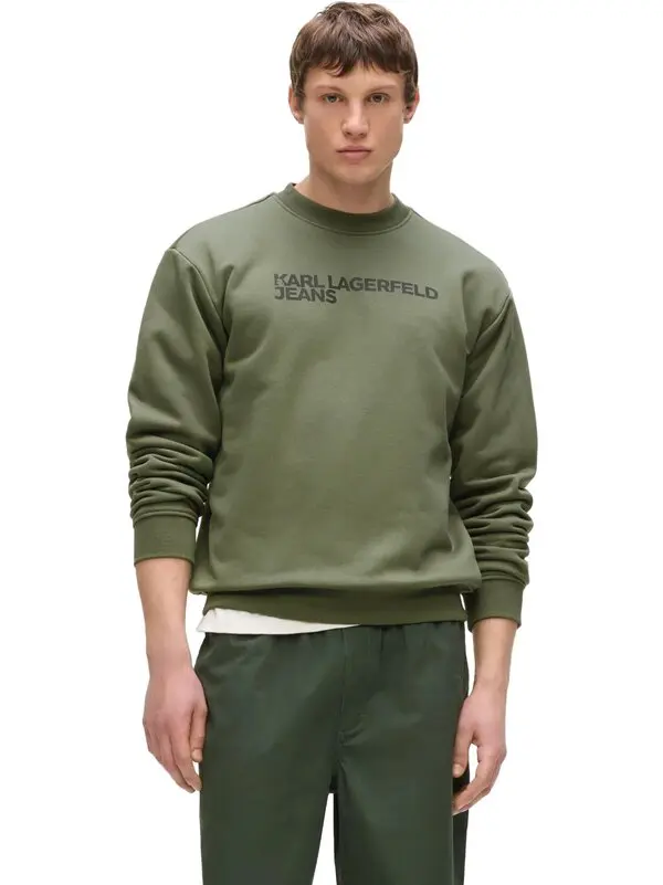 KL JEANS Regular-fit Logo Sweatshirt - Beetle