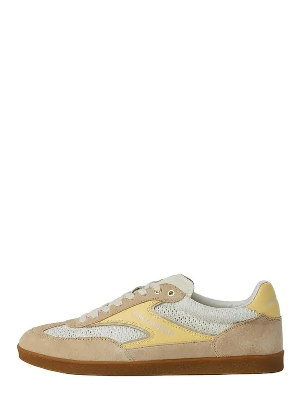 Karl Lagerfeld Exclusive Kandidate Lace-up Mesh Sneakers - Beige