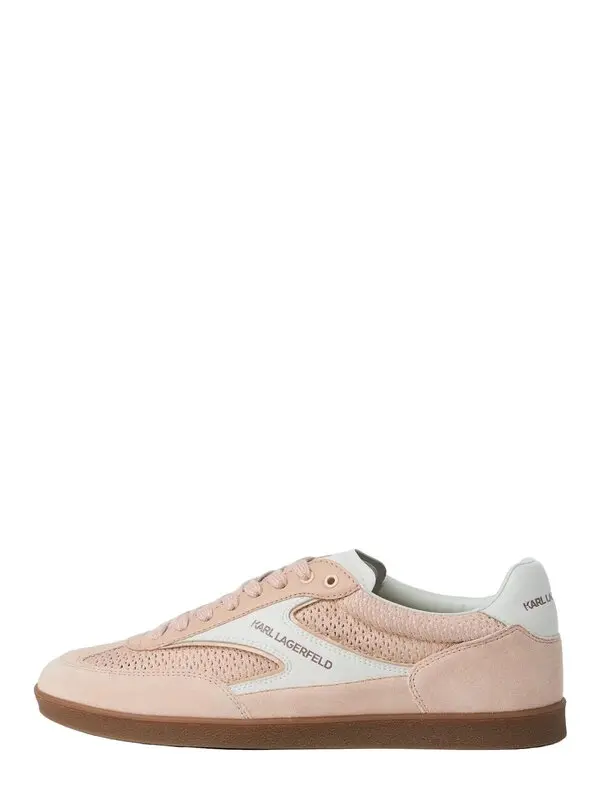 Karl Lagerfeld Exclusive Kandidate Lace-up Mesh Sneakers - Nude