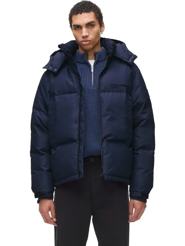 KL JEANS Puffer Jacket - Black Iris