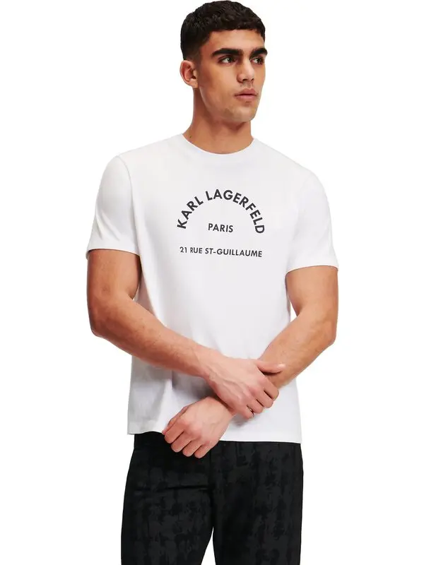 Karl Lagerfeld Rue St-guillaume T-shirt - White