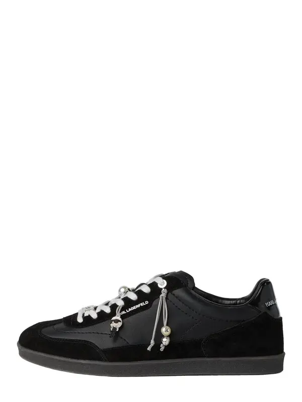 Karl Lagerfeld Kandidate Ikon Charms Low Top Sneakers - Black