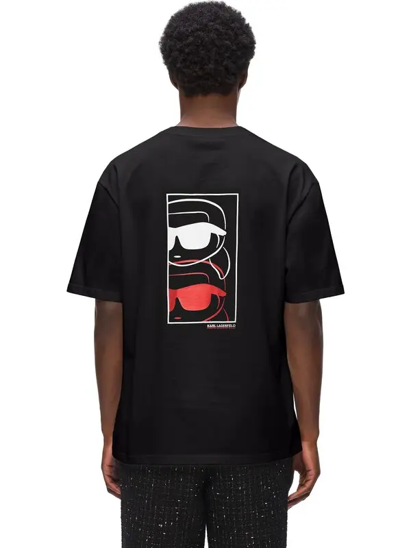 Karl Lagerfeld Ikon Fusion T-shirt - Black
