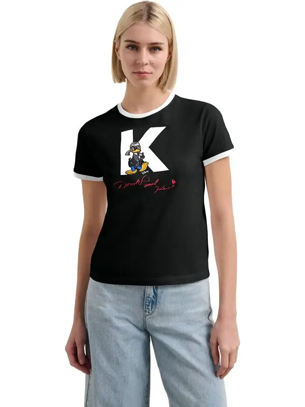 Karl Lagerfeld X Disney Collaboration T-shirt - Black