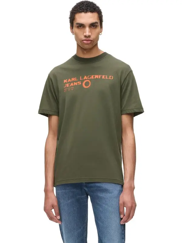 KL JEANS Eclipse Logo T-shirt - Forest Night