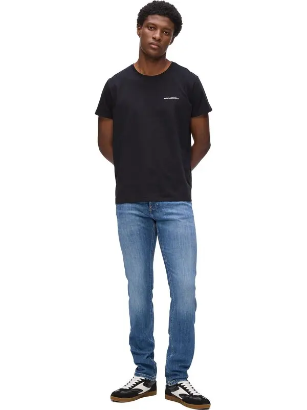 Karl Lagerfeld Classic Five-pocket Stretch Jeans - Royal