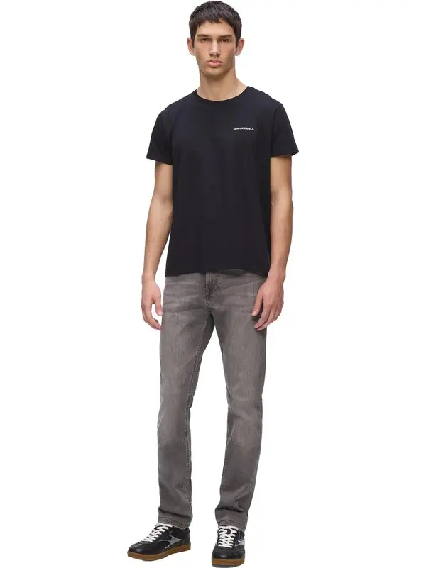 Karl Lagerfeld Slim Fit Stretch Jeans - Silver