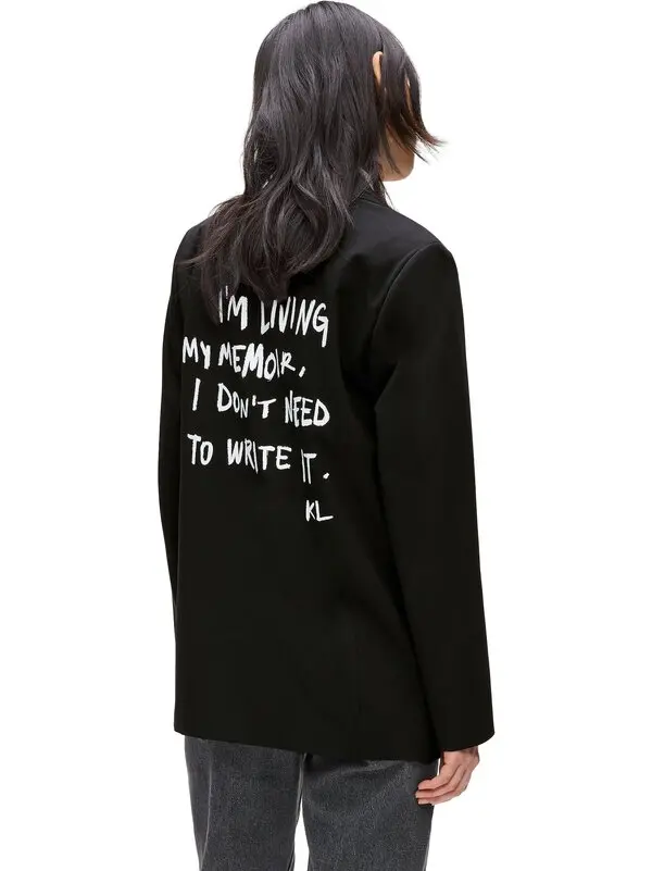Karl Lagerfeld Tailored Blazer - Black