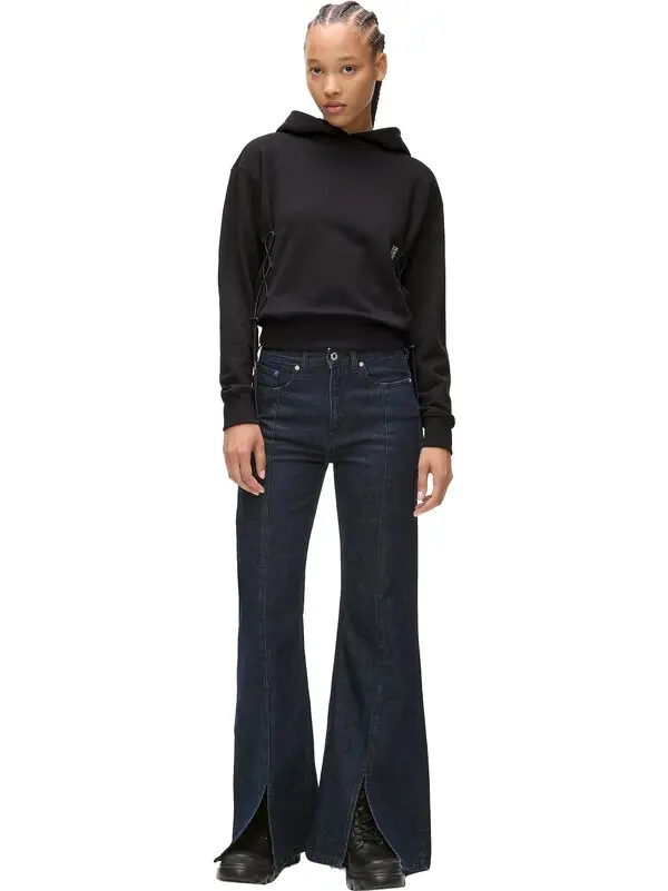KL JEANS Jeans Split-hem Flared Jeans - Rinse Blue