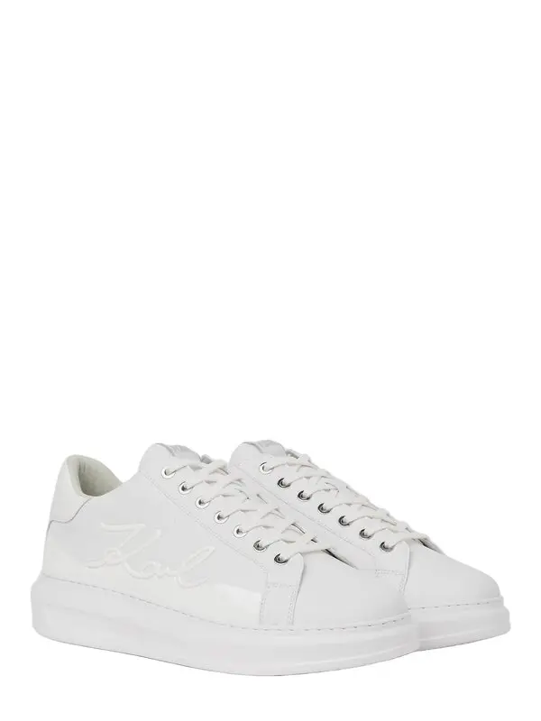 Karl Lagerfeld Signature Kapri Sneakers - White