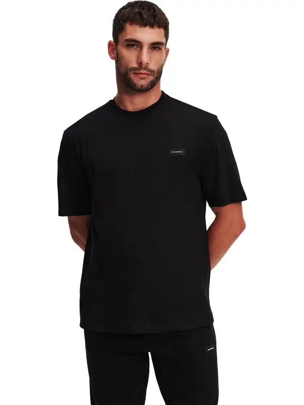 Karl Lagerfeld Logo Loungewear T-shirt - Black