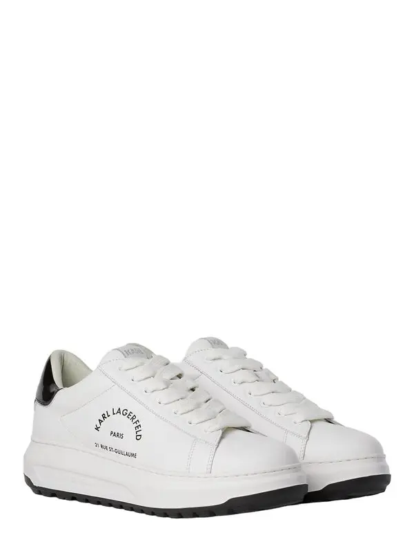 Karl Lagerfeld Rue St-guillaume Kapri Lug Sneakers - White