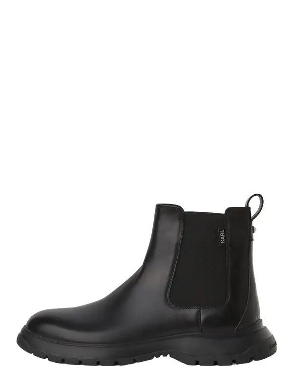 Karl Lagerfeld Magnus Chelsea Boots - Black
