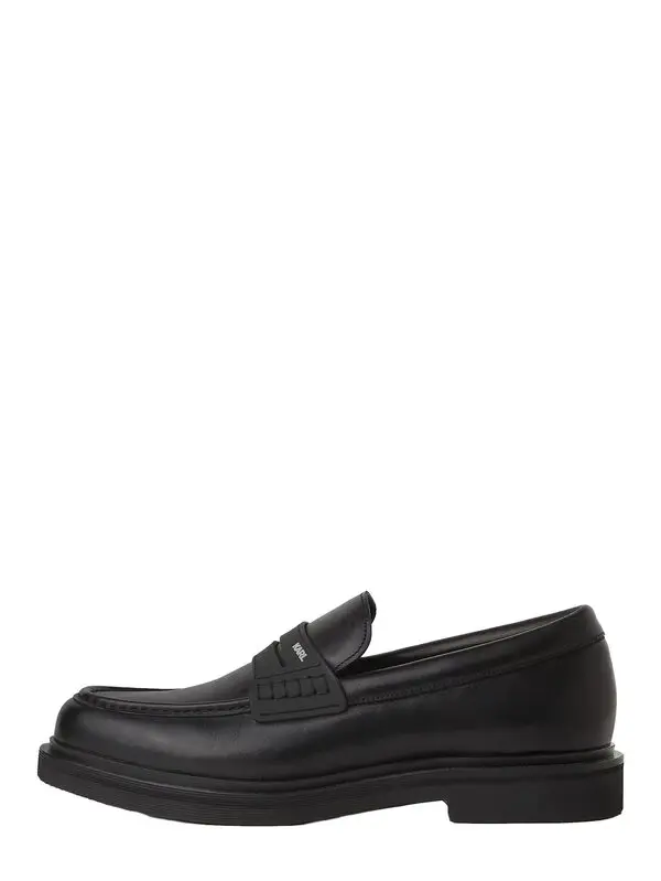 Karl Lagerfeld Kingston Saddle Loafers - Black