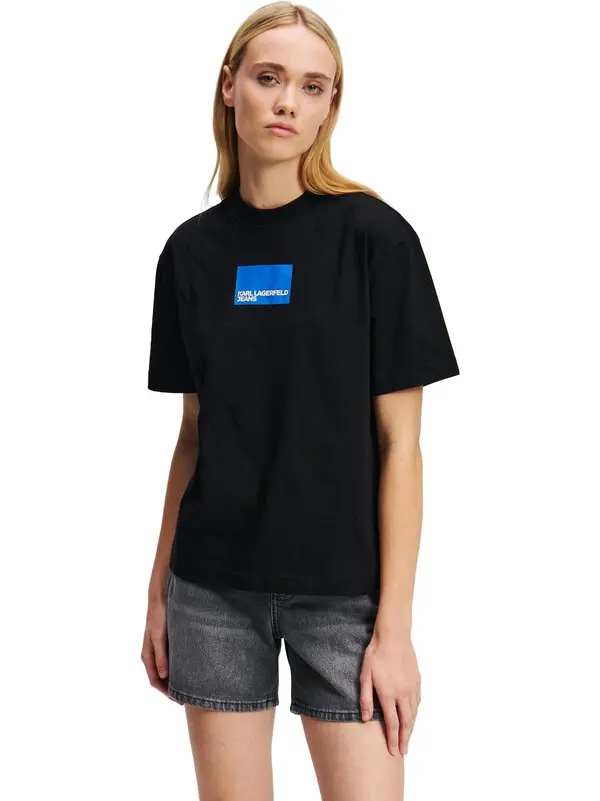 KL JEANS Jeans Box Logo T-shirt - Black