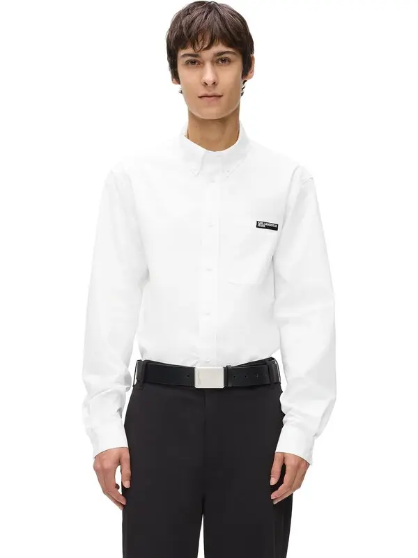 KL JEANS Poplin Shirt - White