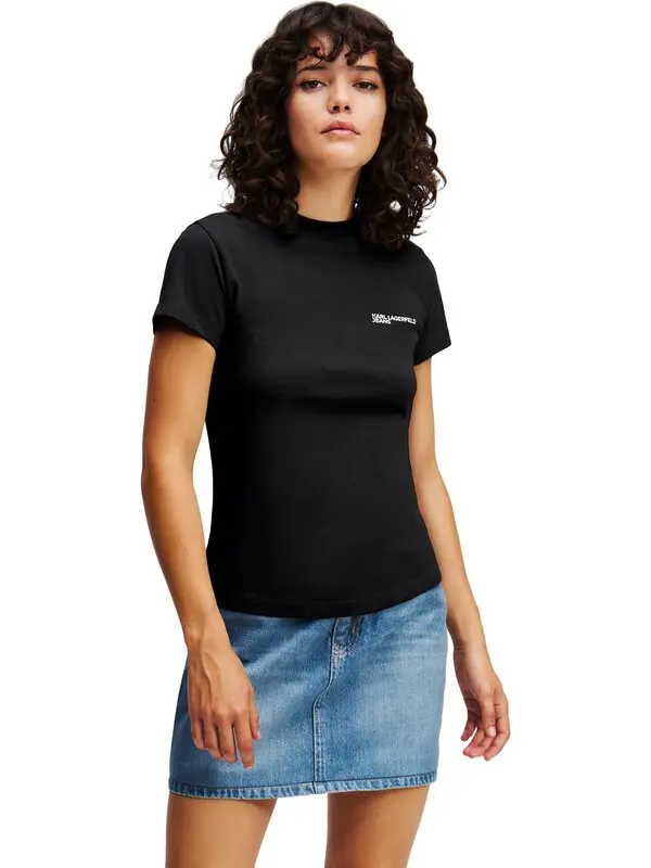 KL JEANS Slim-fit T-shirt - Black