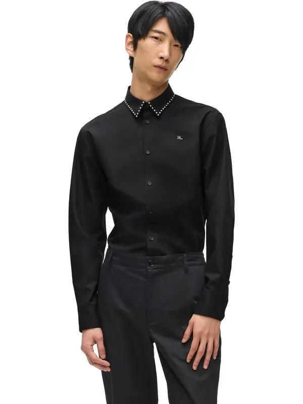 Karl Lagerfeld Karl Dna Studded Shirt - Black