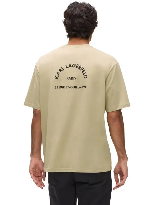 Karl Lagerfeld Rue St-guillaume Relaxed T-shirt - Twill