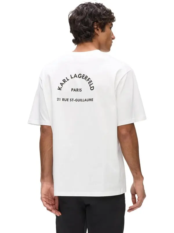 Karl Lagerfeld Rue St-guillaume Relaxed T-shirt - White