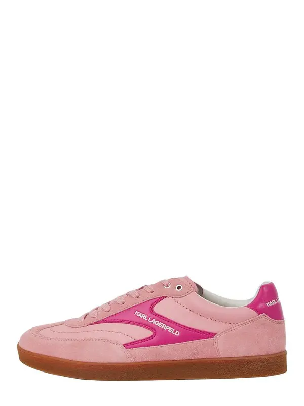 Karl Lagerfeld Kandidate Lace Mix Sneakers - Light Pink