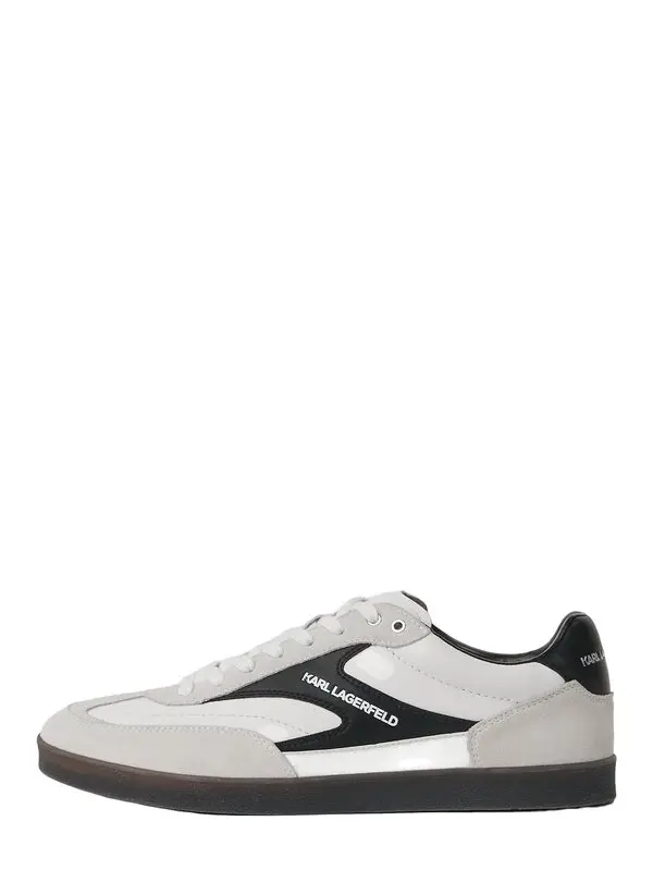 KL JEANS Kandidate Lace Mix Sneakers - White/black