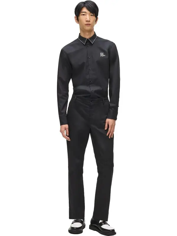 Karl Lagerfeld Classic Chino Pants - Black