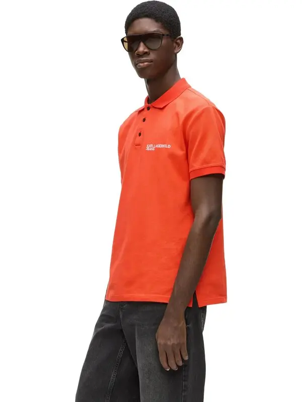 KL JEANS Logo Polo Shirt - Grenadine
