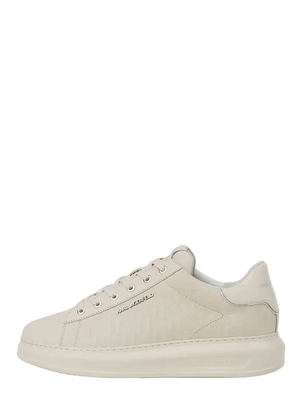 Karl Lagerfeld Monogram Kapri Low-top Sneakers - Off White