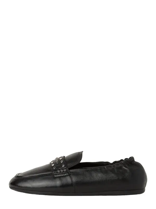 Karl Lagerfeld Marlee Studded Loafers - Black/silver