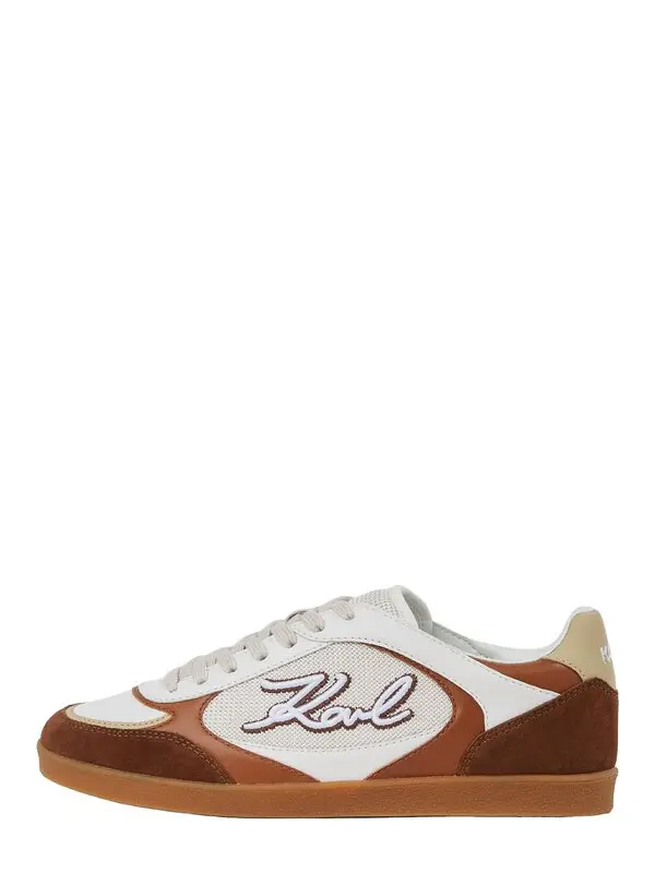 Karl Lagerfeld Kandidate Signia Embroidered Sneakers - Brown