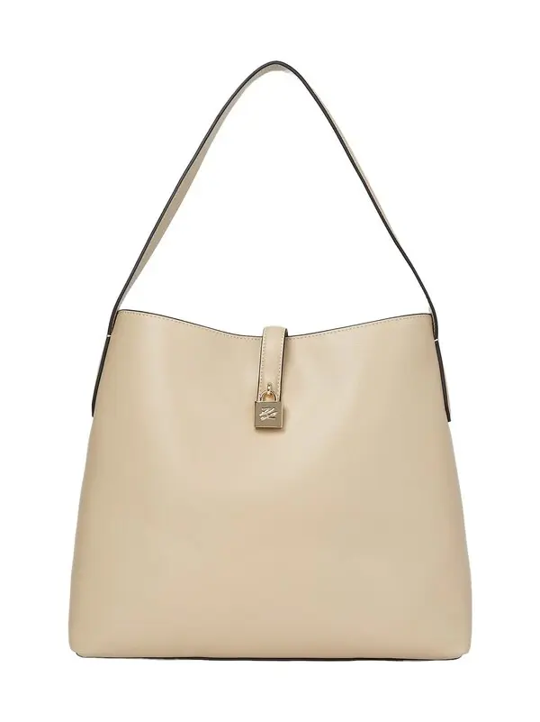 Karl Lagerfeld K/autograph Padlock Hobo Bag - Safari